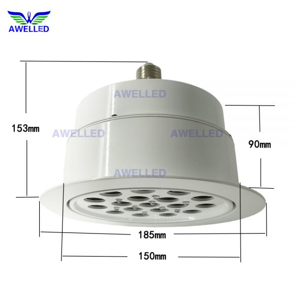 E27 LED Revolving light |Rotating light with Lamp base E27|Awelled